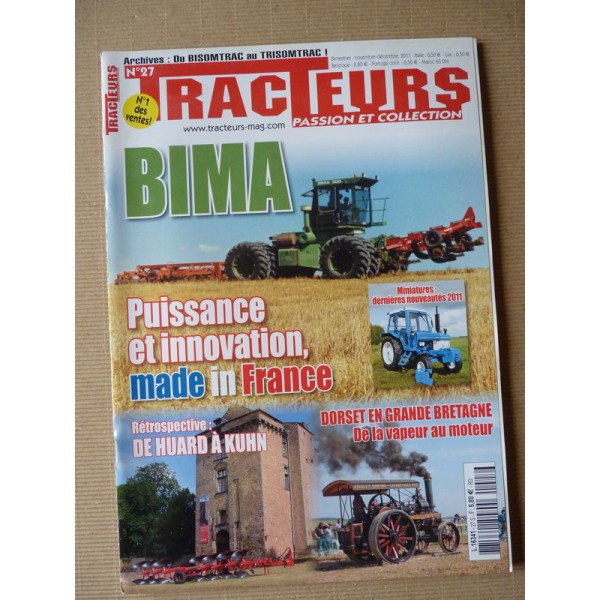Tracteurs passion & collection n°27, BIMA, Huard Khun, Dousset-Matelin ...