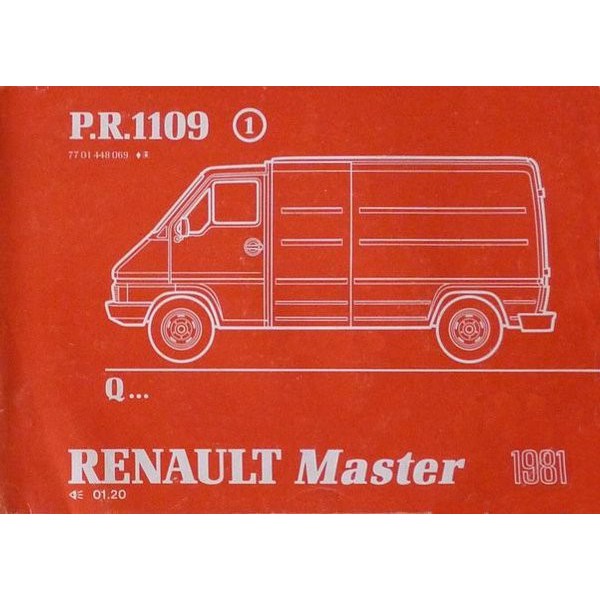 Catalogue de pièces Renault Master tous types Q