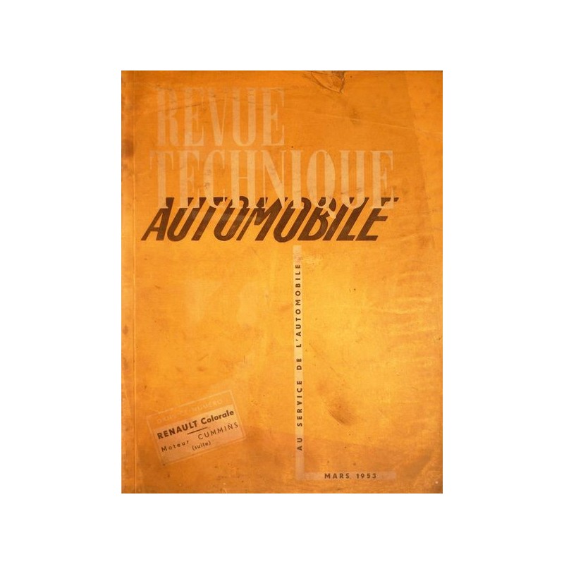 RTA Revue Technique Automobile Packard transmission Ultramatic 1949-54