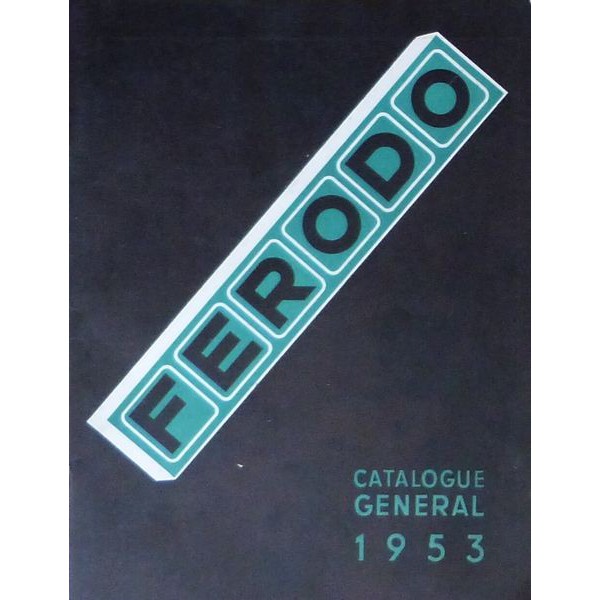 Catalogue 1953 Ferodo des freins et embrayages
