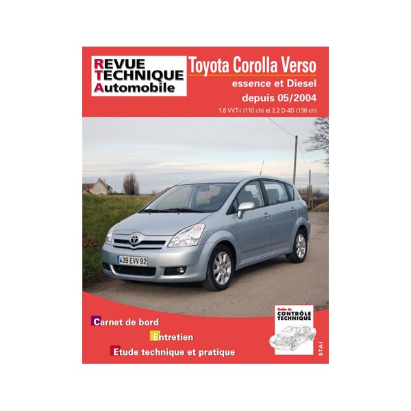 RTA Toyota Corolla Verso III, essence et Diesel