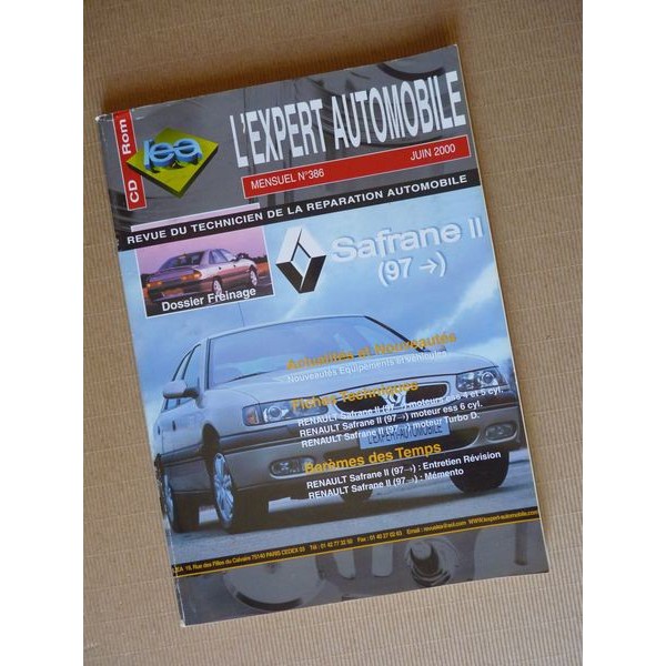 L'Expert Automobile Renault Safrane phase 2 depuis 1996