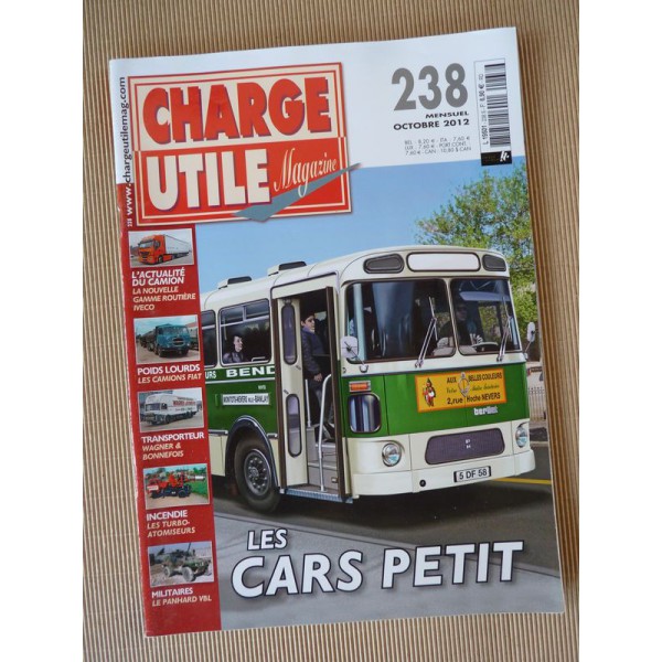 Charge Utile n°238, Fiat, Priestman, Panhard VBL, locomobile, cars ...