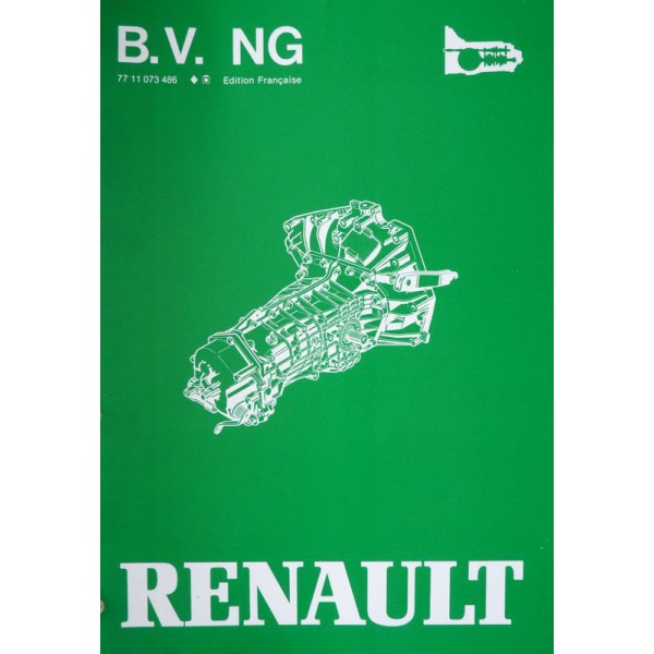 Boîte de vitesse NG0 NG1 NG2 NG3 NG5 NG7 NG9 revue technique Renault